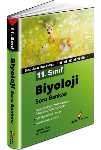 Aydın Yayınları 11. Sınıf Biyoloji Soru Bankası