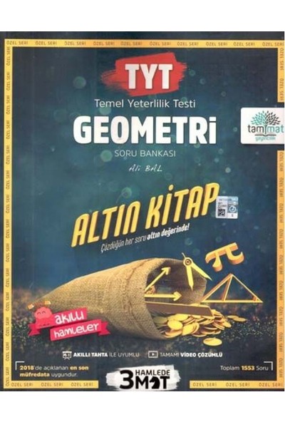 Tammat Yayıncılık 3 Hamlede Mat Tyt Geometri Soru Bankası