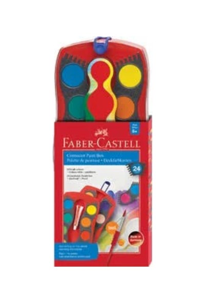 Faber-Castell Değiştirilebilir Tablet Suluboya 24 Renk Faber-Castell Değiştirilebilir Tablet Suluboya 24 Renk