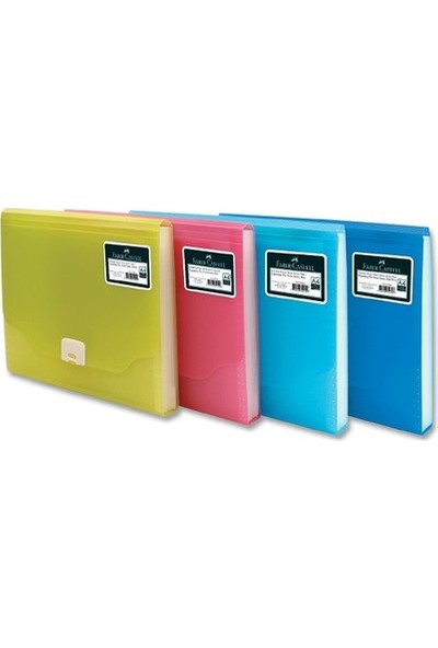 Faber-Castell Körüklü Dosya Neon Renkler Faber-Castell Körüklü Dosya Neon Renkler