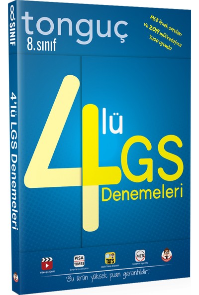 Tonguç Akademi 8. Sınıf 4'lü LGS Denemeleri Tonguç Akademi 8. Sınıf 4'lü LGS Denemeleri