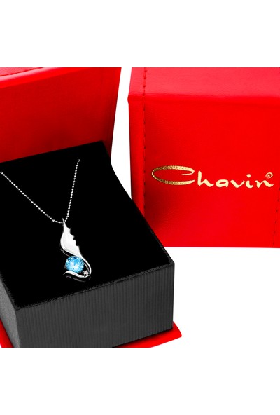 Chavin 0,03 crt. Pırlanta Melek Kanadı Gümüş Kolye ba96tpz Chavin 0,03 crt. Pırlanta Melek Kanadı Gümüş Kolye ba96tpz