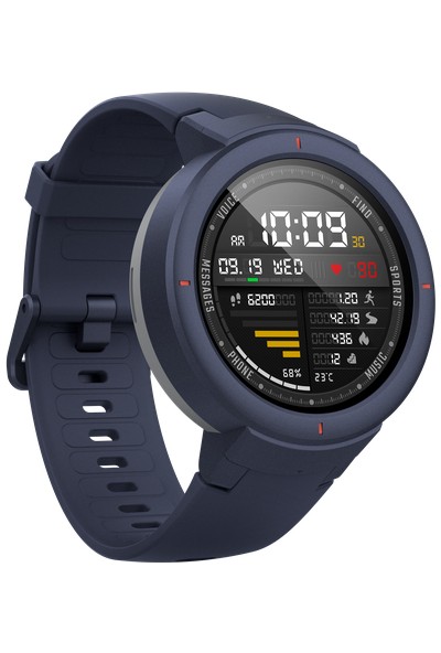 Amazfit Verge Bluetooth Nabız GPS Akıllı Saat - Global Versiyon - Mavi Amazfit Verge Bluetooth Nabız GPS Akıllı Saat - Global Versiyon - Mavi