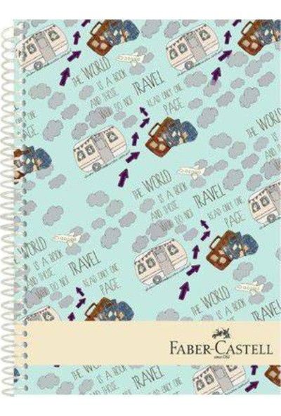 Faber-Castell Seyahat Sert Kapak Seperatörlü Defter 160YP