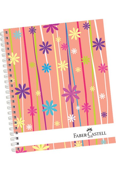 Faber-Castell Sert Kapak Seperatör 3+1 Çiçekler Defter 80gr 120 Yaprak (stok Faber-Castell Sert Kapak Seperatör 3+1 Çiçekler Defter 80gr 120 Yaprak (stok