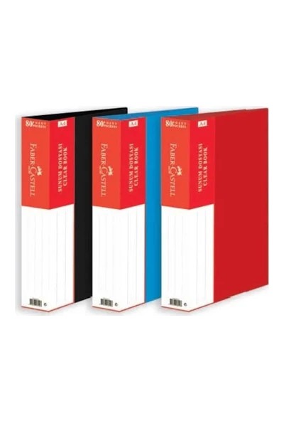 Faber-Castell Standart Sunum Dosyası 100 Yaprak Siyah Faber-Castell Standart Sunum Dosyası 100 Yaprak Siyah