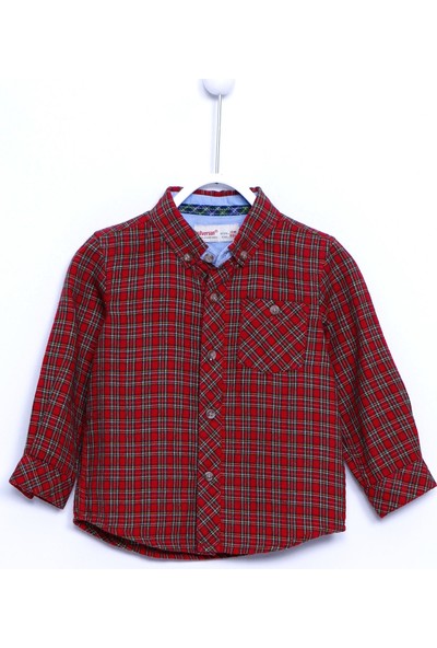 Silversun Bebek Erkek Dokuma Cepli Gömlek GC 110215