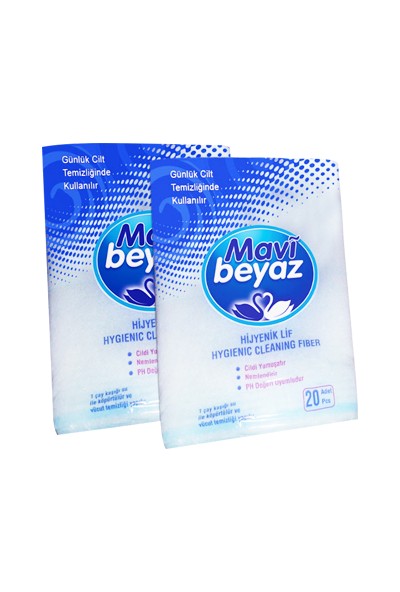 Mavi Beyaz Hijyenik Lif - 20 Adet