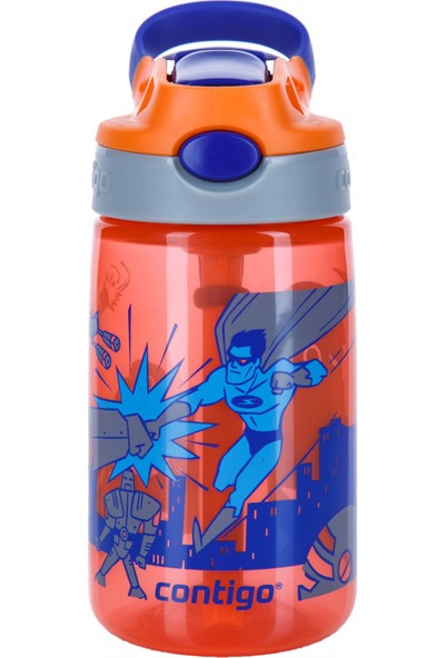 Contigo Gizmo Flip Süper Kahraman Su Matarası 420 ml Contigo Gizmo Flip Süper Kahraman Su Matarası 420 ml