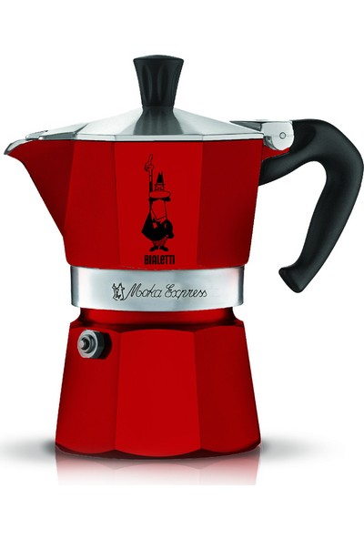 Bialetti Moka Pot Kırmızı 3 Cup