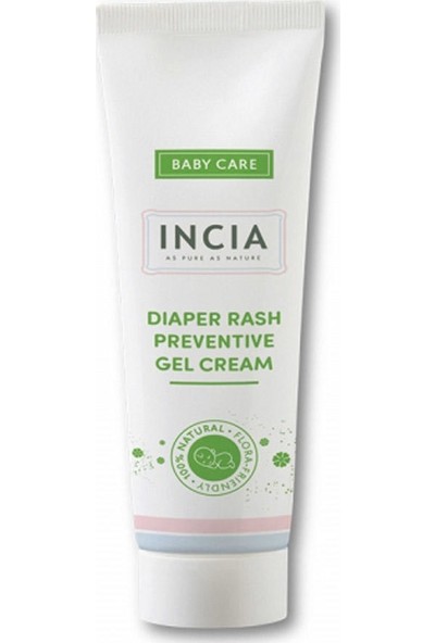 Incia Baby Care Diaper Rash - Pişik Önleyici Jel Krem 60 ml Incia Baby Care Diaper Rash - Pişik Önleyici Jel Krem 60 ml