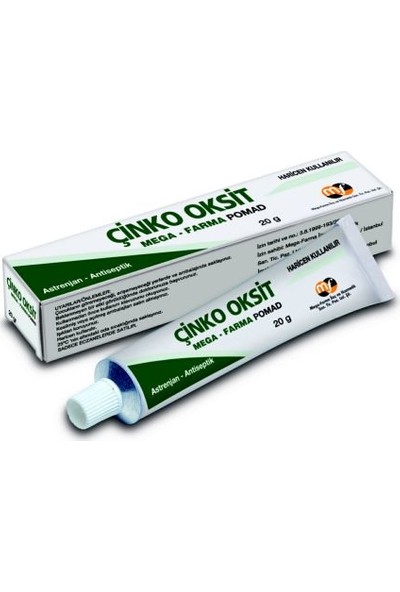 Çinko Oksit Pomad 20 gr