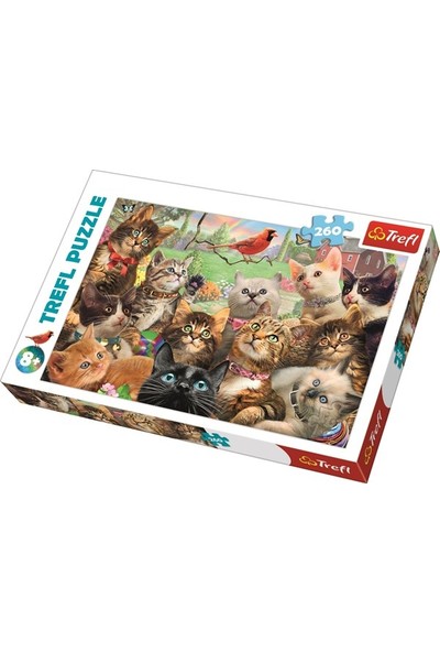 Trefl Puzzle Kittens 260 Parça Puzzle Trefl Puzzle Kittens 260 Parça Puzzle