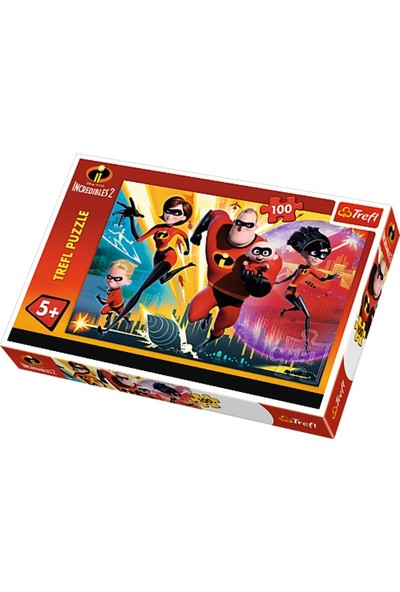 Trefl Puzzle Incredibles 2, Disney 100 Parça Puzzle Trefl Puzzle Incredibles 2, Disney 100 Parça Puzzle