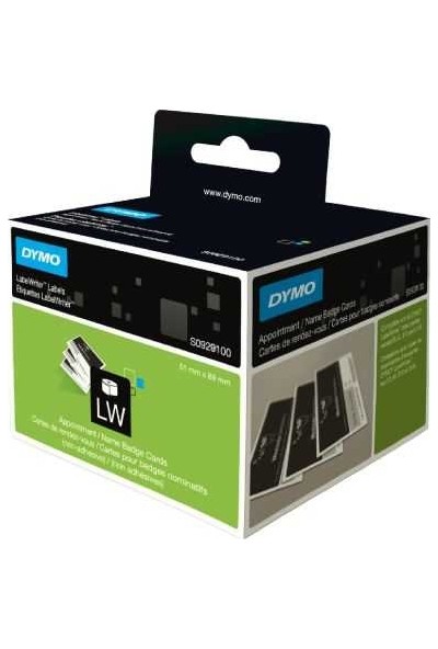 Dymo Randevu Yaka Kartı Etiketi 51X89Mm S0929100