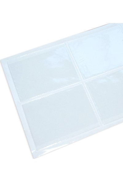 Aso Plastik Cep, Arkası Yapışkanlı, 9,5x12,5 cm, 100 Adet