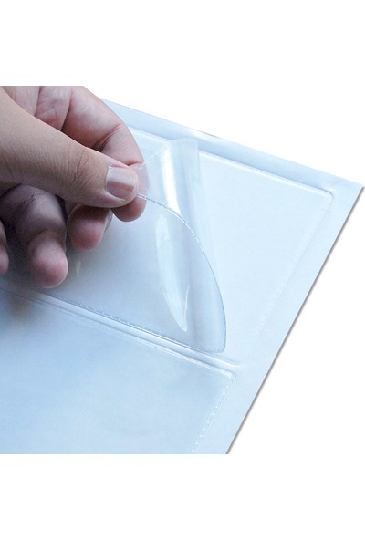Aso Plastik Cep, Arkası Yapışkanlı, 6x12 cm, 100 Adet Aso Plastik Cep, Arkası Yapışkanlı, 6x12 cm, 100 Adet