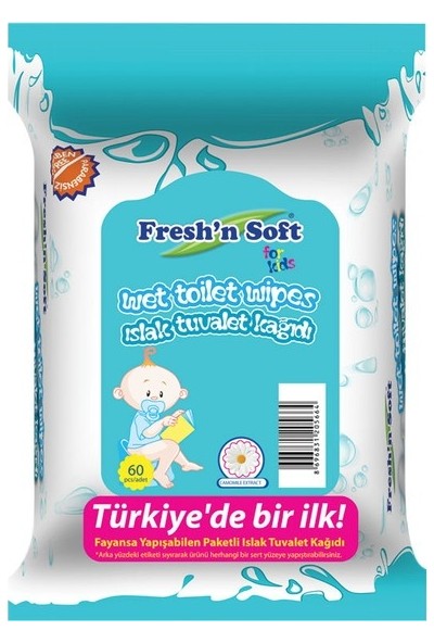 Fresh'n Soft Islak Tuvalet Kağıdı 6'Lı Fırsat Paketi 360 Yaprak Fresh'n Soft Islak Tuvalet Kağıdı 6'Lı Fırsat Paketi 360 Yaprak