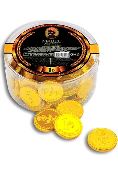 Mabel Sütlü Para Çikolata 250 gr -83' lü