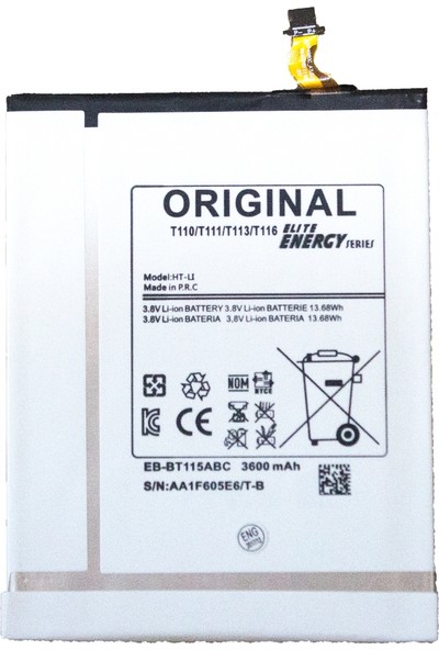 Syronix Samsung Galaxy Tab 3 T116 Tablet Bataryası + Ekran Koruyucu Syronix Samsung Galaxy Tab 3 T116 Tablet Bataryası + Ekran Koruyucu
