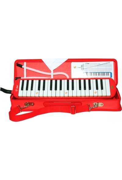 Lino Melodika 37 Tuşlu Çantalı Kırmızı