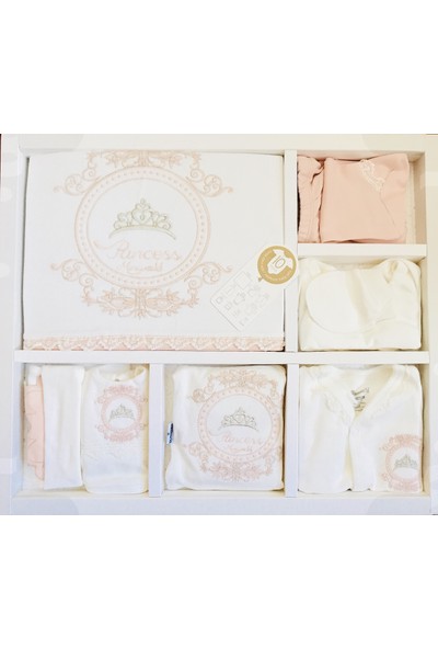 Miniworld Kız Bebek Prenses 10'lu Hastane Çıkışı Seti Doğal Antialerjik