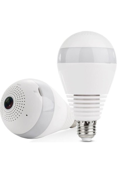 Blueway Wifi 360 Derece Ampül Kamera Panoramik Bakıcı Güvenlik Kamerası Blueway Wifi 360 Derece Ampül Kamera Panoramik Bakıcı Güvenlik Kamerası