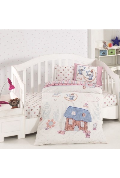 Kristal Kristal Sleepy Cats Mint Bebek Nevresim Takımı Kristal Kristal Sleepy Cats Mint Bebek Nevresim Takımı