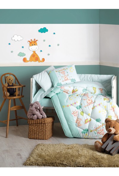 Cotton Box Bebek Uyku Seti Zürafa Yeşil Cotton Box Bebek Uyku Seti Zürafa Yeşil