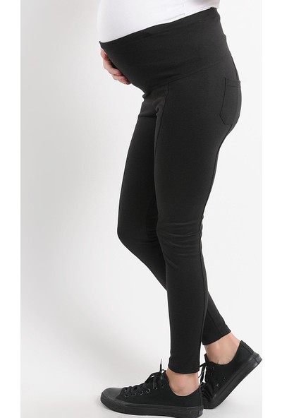 Elija Dikişli Hamile Tayt Pantolon 3129E Siyah