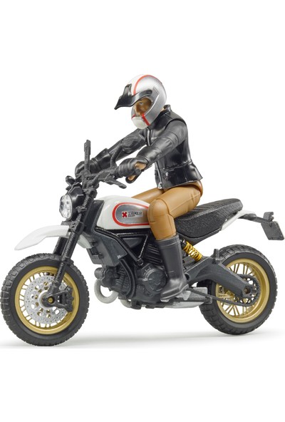 Bruder Ducati Scrambler Desert Motorsiklet ve Sürücüsü BR63051