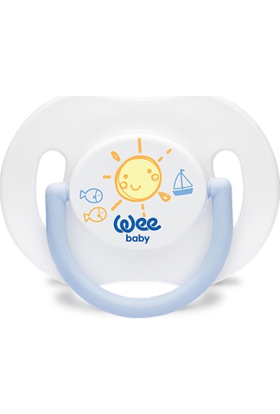 Wee Baby Saplı Kapaklı Special Emzik 0 - 6 Mavi