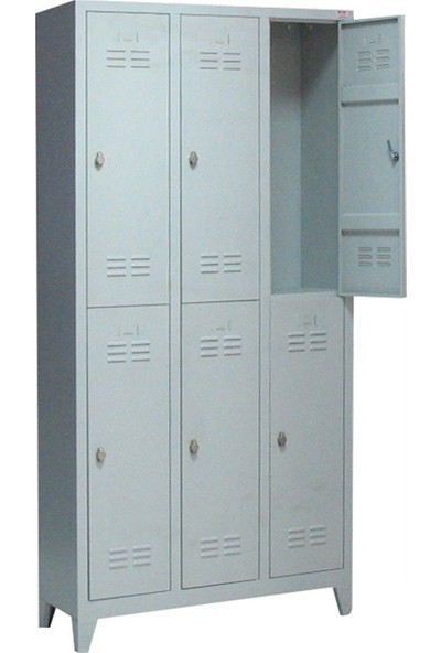 Jessan Ofis 6'lı Soyunma Dolabı