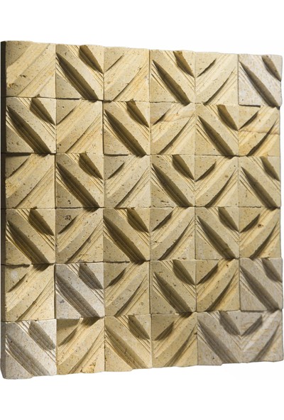 Kaptaş Kapadokya Doğal Taş Fileli Mozaik Ek04 Efes