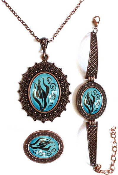 İlbay Çini Takı Set 2401DS504