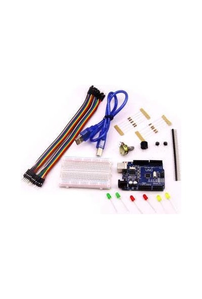 Arduino Uno R3 Eğitim Seti-Arduino Uno Başlangıç Seti - Arduino Uno Set