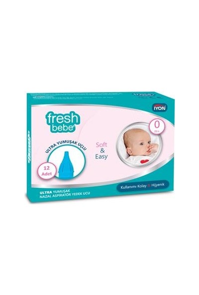 Fresh Bebe Nazal Burun Aspiratörü Yedek Uç 12'li