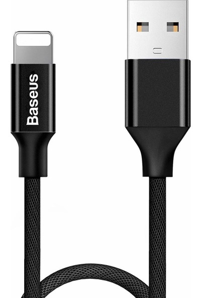 Baseus Yiven Lightning Şarj Ve Data Kablosu 60 Cm Siyah