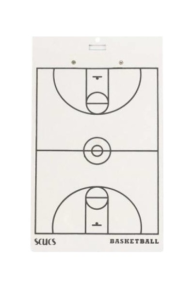 Scucs Basketbol Taktik Tahtası Çift Taraflı