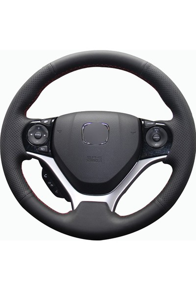 Fox Honda Civic 9 12-15 Uyumlu Araca Özel Deri Direksiyon Kılıfı Fox Honda Civic 9 12-15 Uyumlu Araca Özel Deri Direksiyon Kılıfı