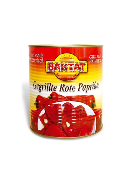 Baktat Közlenmiş Kırmızı Biber 2950 gr Baktat Közlenmiş Kırmızı Biber 2950 gr