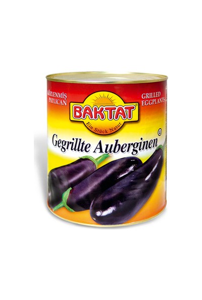 Baktat Közlenmiş Patlıcan 2900 gr Baktat Közlenmiş Patlıcan 2900 gr