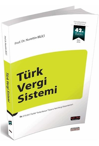 Türk Vergi Sistemi Savaş Yayınları - 42.Yeni Güncel Ve Son Baskı Türk Vergi Sistemi Savaş Yayınları - 42.Yeni Güncel Ve Son Baskı