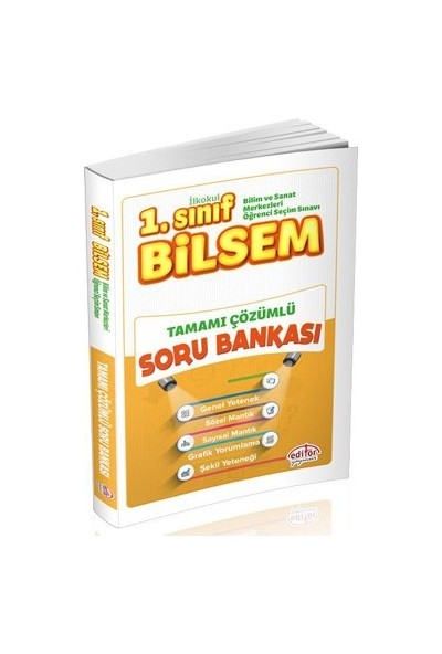 Editör Yayınları 1. Sınıf BİLSEM Tamamı Çözümlü Soru Bankası Editör Yayınları 1. Sınıf BİLSEM Tamamı Çözümlü Soru Bankası
