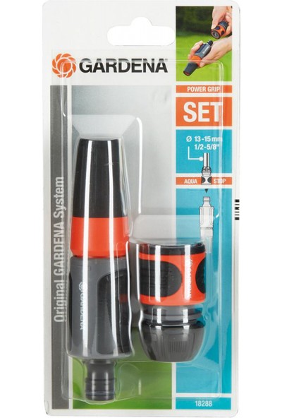 Gardena 18288-20 Hortum Ucu,Bağlantı Set 13Mm (1/2'') 1Er Adet 18213,18300