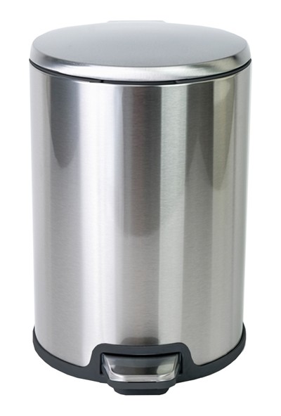 Primanova Cigo Paslanmaz Çelik Pedallı Çöp Kovası 12 Litre Çıkarılabilir İç Kovalı Primanova Cigo Paslanmaz Çelik Pedallı Çöp Kovası 12 Litre Çıkarılabilir İç Kovalı