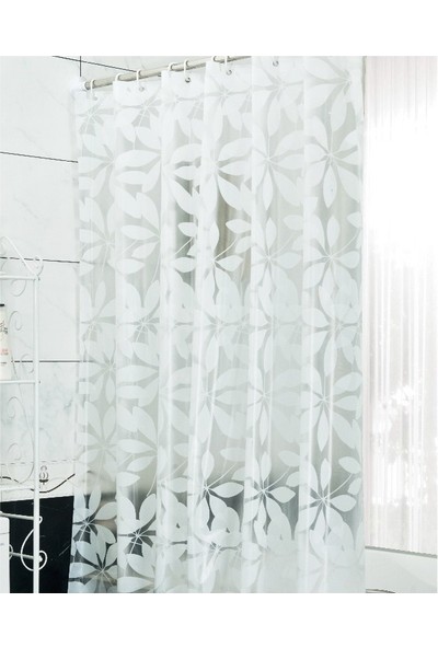 Primanova Lotus Banyo Duş Perdesi Tek Kanat 180X200 Pvc