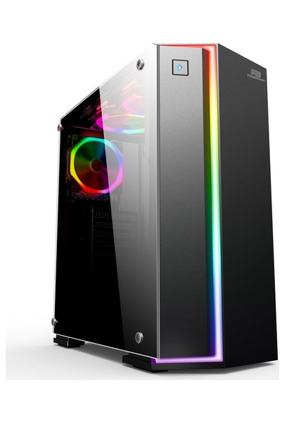 Power Boost VK-G3906S USB3.0 Siyah Rainbow RGB Fan Strip Kasa (PSU Yok) (JBST-VKG3906S) Power Boost VK-G3906S USB3.0 Siyah Rainbow RGB Fan Strip Kasa (PSU Yok) (JBST-VKG3906S)