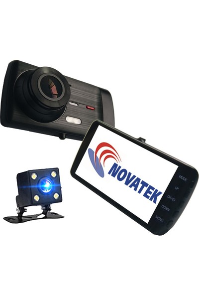 Novatek NT92D 4 İnç Full HD 64GB Destekli 1080p 14MP Çift Yön Araç Kamerası Novatek NT92D 4 İnç Full HD 64GB Destekli 1080p 14MP Çift Yön Araç Kamerası