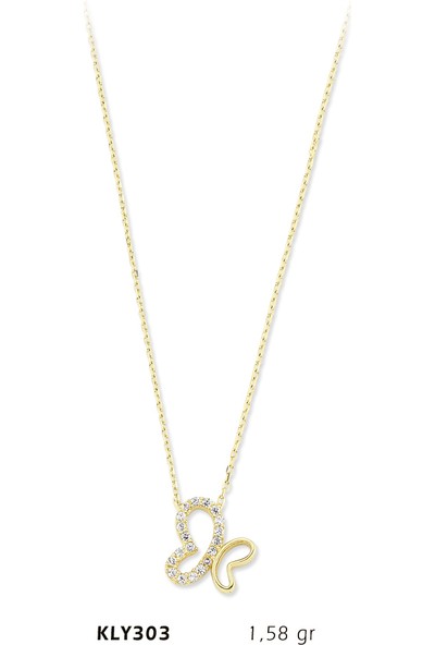 Harem Altın 14 Ayar Altın Kelebek Kolye Kly303